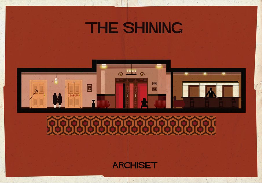 The Shining and Star Wars in miniature! 'Archiset' film-set poster ...
